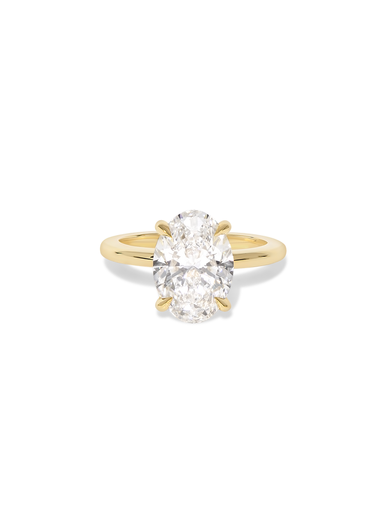 3.55ct Oval Ceremonial Solitaire Ring – Louise Jean Jewellery