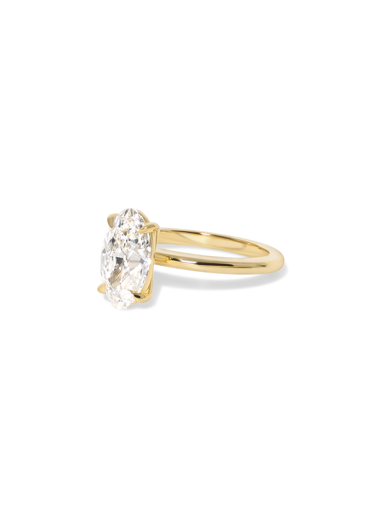 2.38ct Moval Ceremonial Solitaire Ring – Louise Jean Jewellery