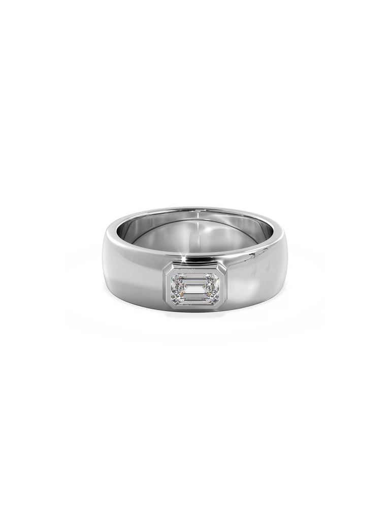 Keystone Ring | Men's Wedding – Louise Jean Jewellery