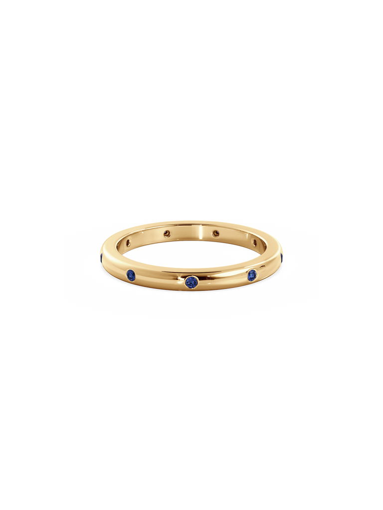 Sapphire Inlay Ring | Louise Jean Jewellery