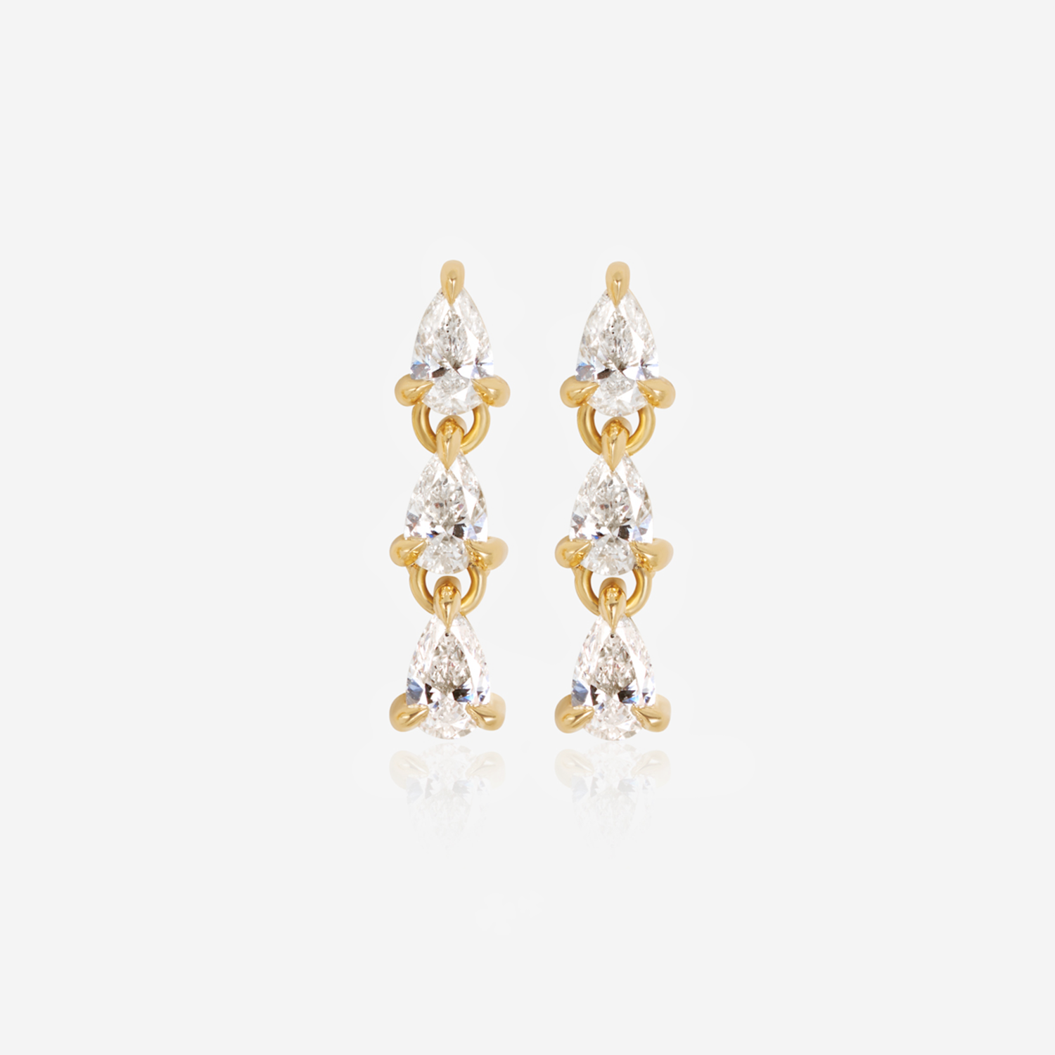 Ivy Trio Drop Earrings – Louise Jean Jewellery