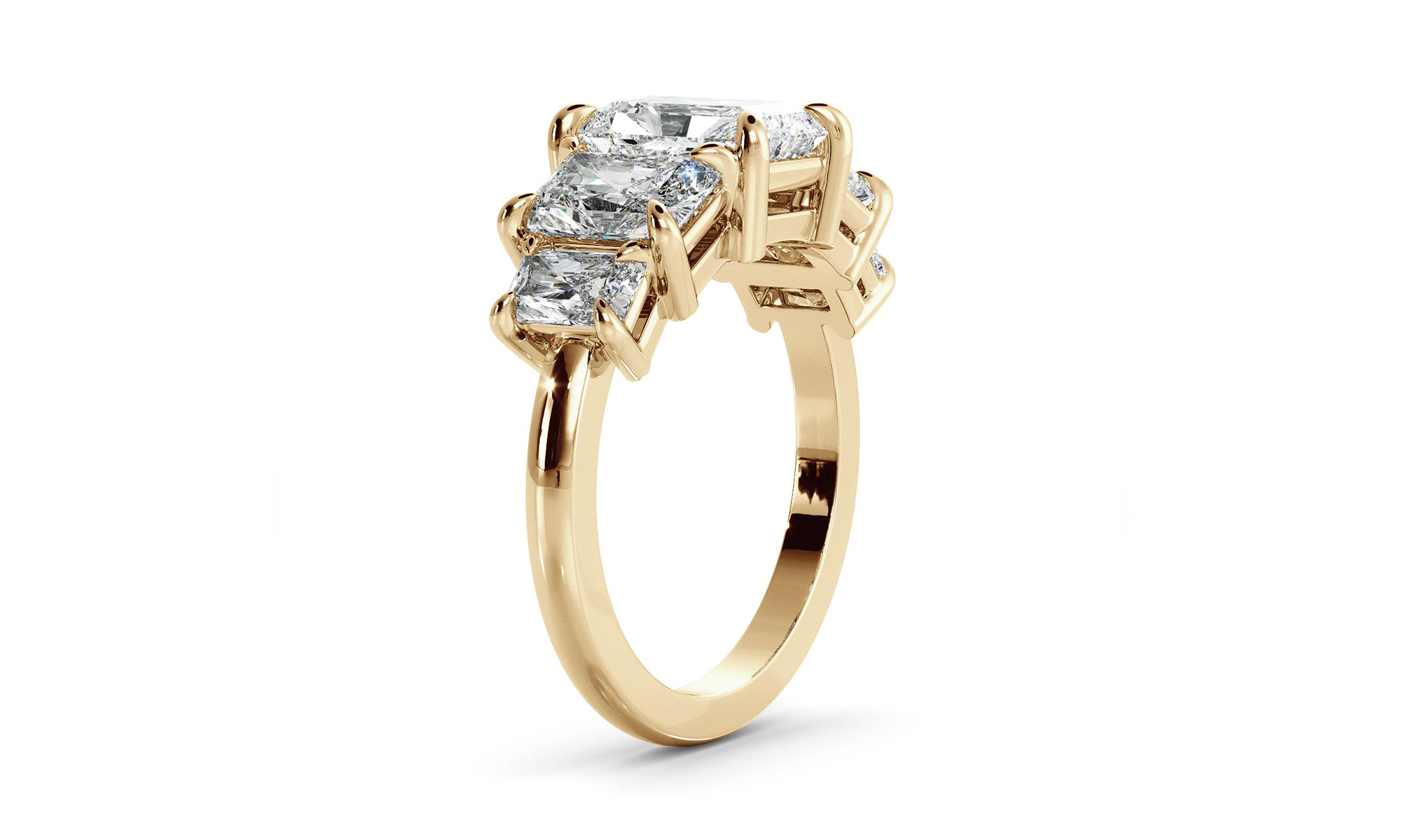 Radiant Signature Five-Stone Engagement Ring – Louise Jean Jewellery