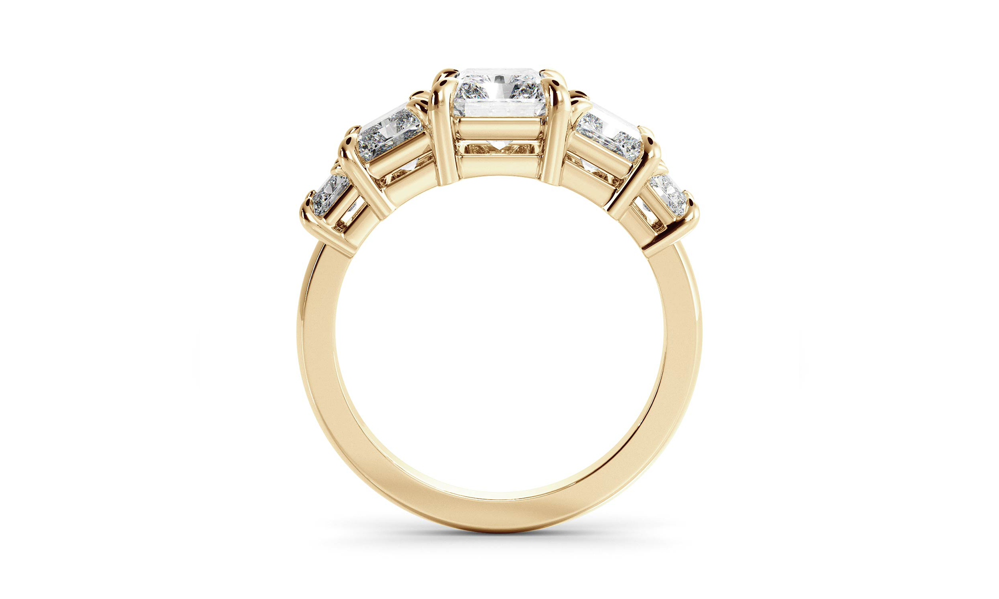 Radiant Signature Five-Stone Engagement Ring – Louise Jean Jewellery