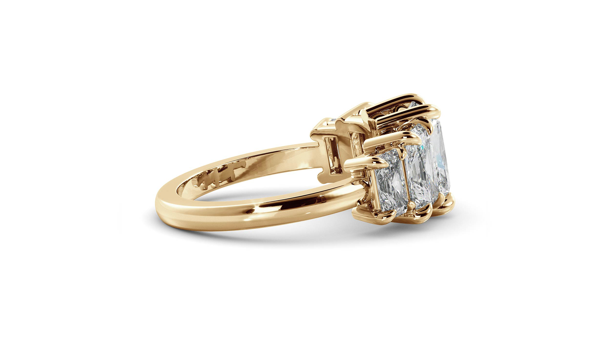 Radiant Signature Five-Stone Engagement Ring – Louise Jean Jewellery