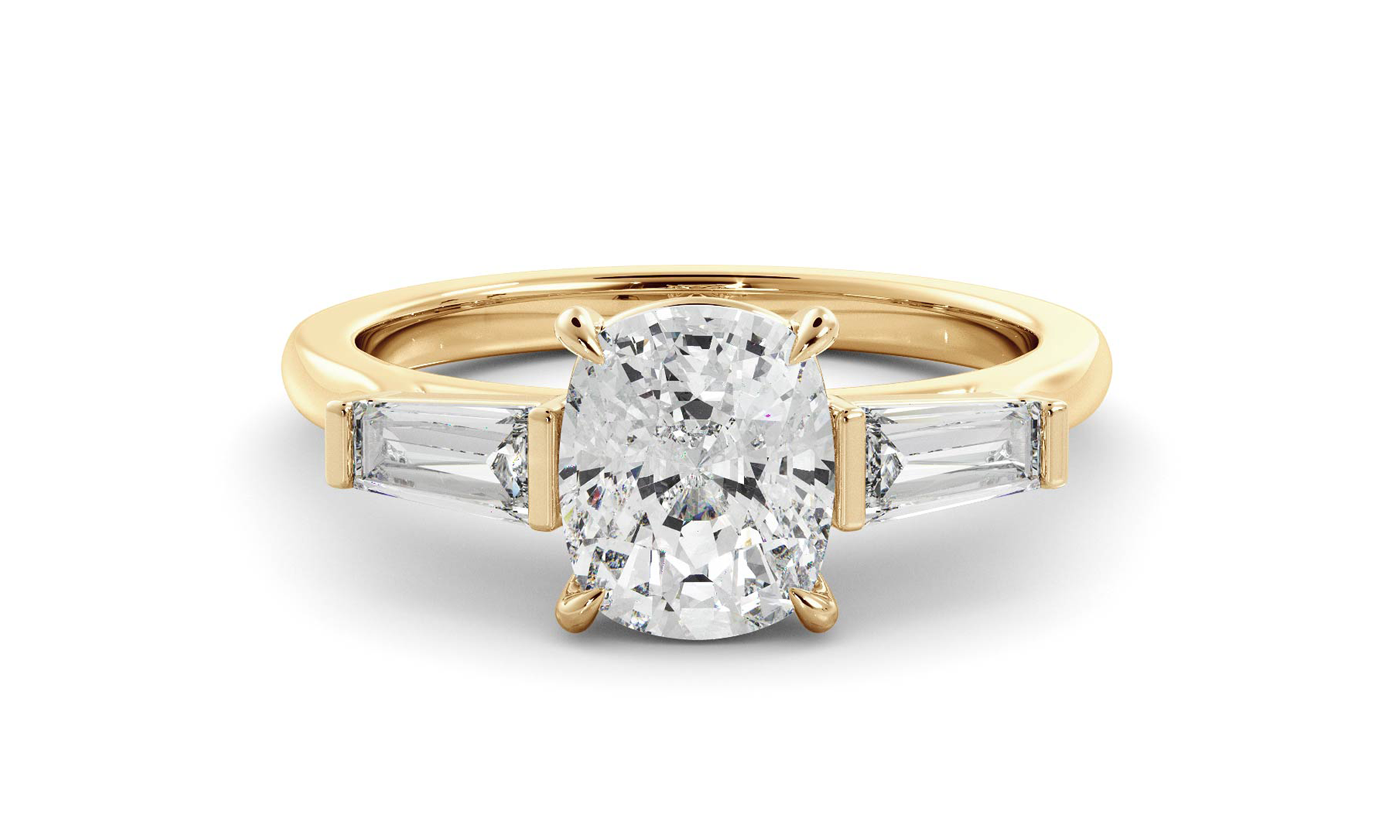 Elongated Cushion Lyra Engagement Ring – Louise Jean Jewellery