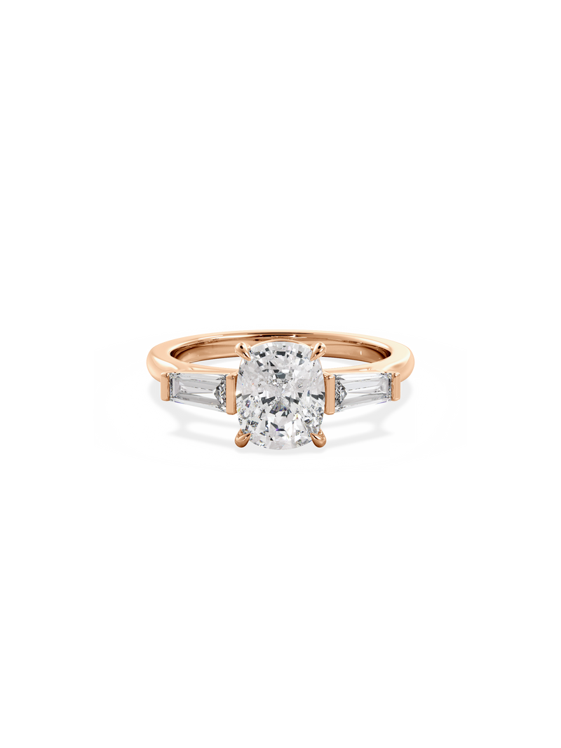 Elongated Cushion Lyra Engagement Ring – Louise Jean Jewellery