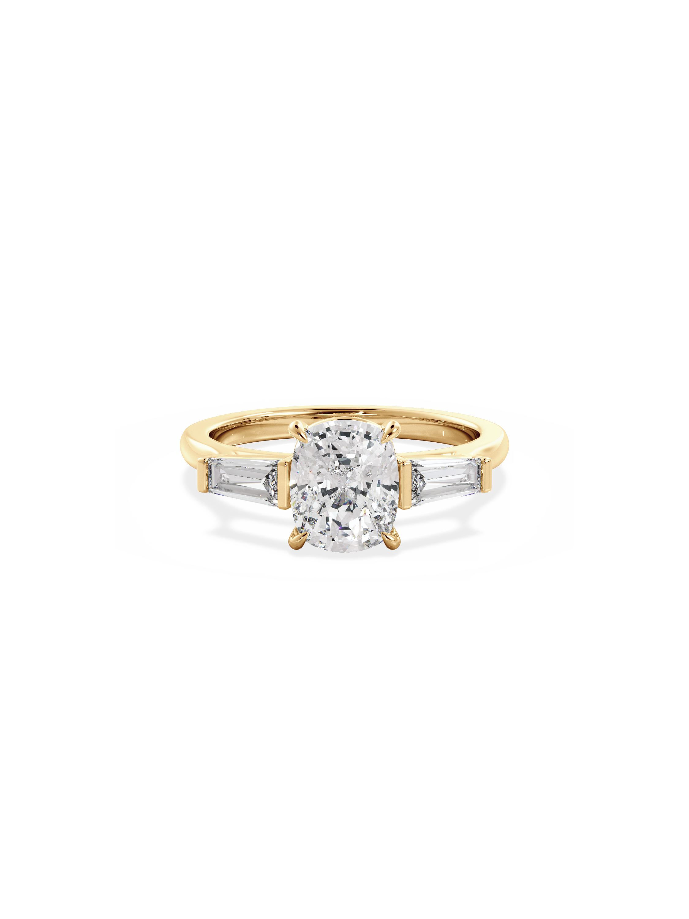 Elongated Cushion Lyra Engagement Ring – Louise Jean Jewellery