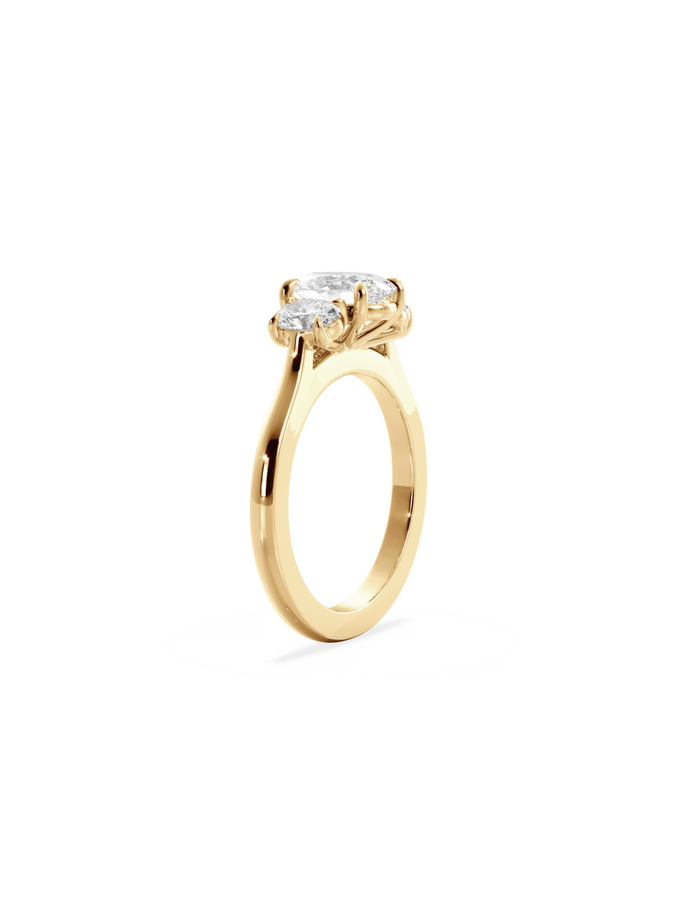 Oval Trilogy Ring – Louise Jean Jewellery