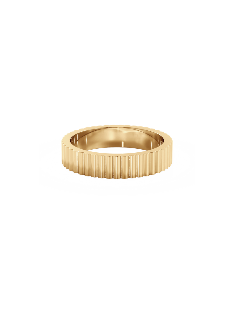 Fluted Cuff Ring | Louise Jean Jewellery