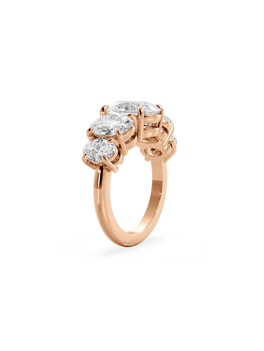 Oval Signature Five-Stone Engagement Ring – Louise Jean Jewellery