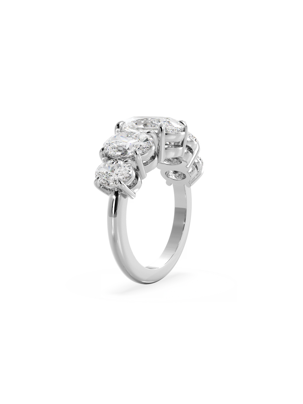 Oval Signature Five-Stone Engagement Ring – Louise Jean Jewellery