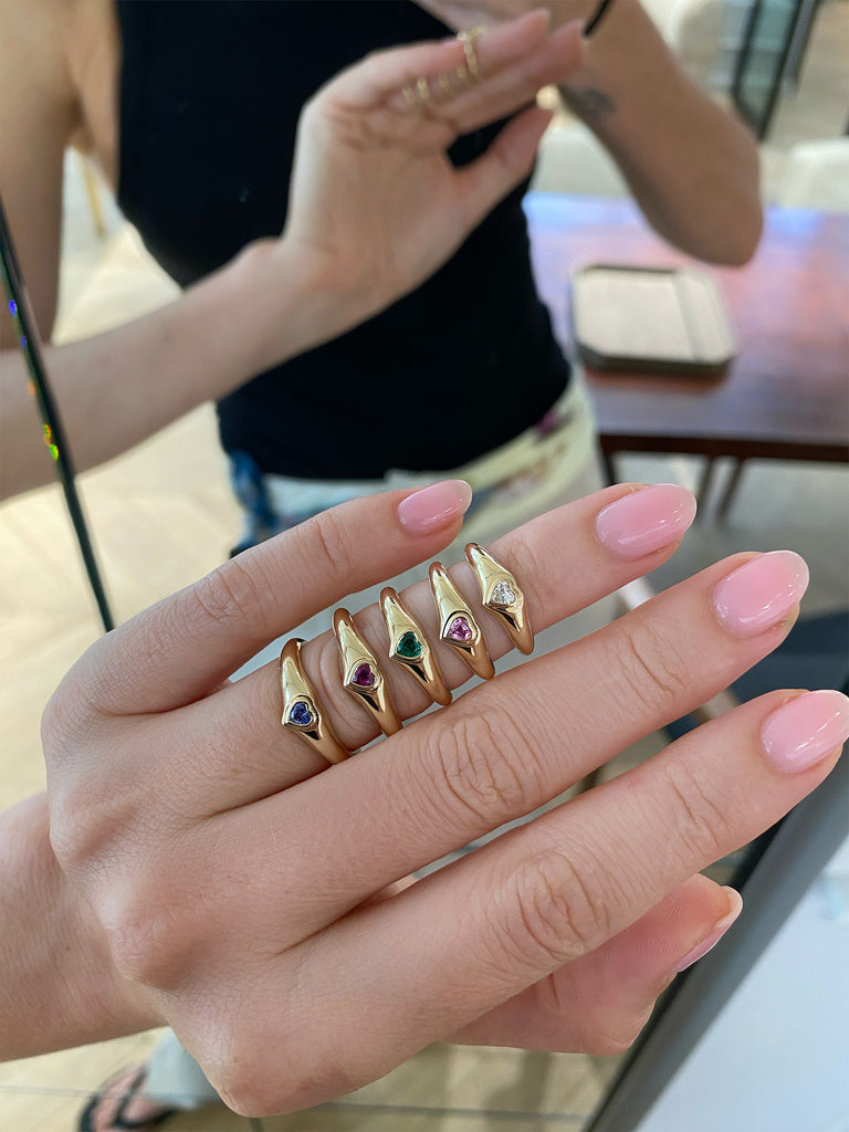 Heart Signet Ring | Louise Jean – Louise Jean Jewellery