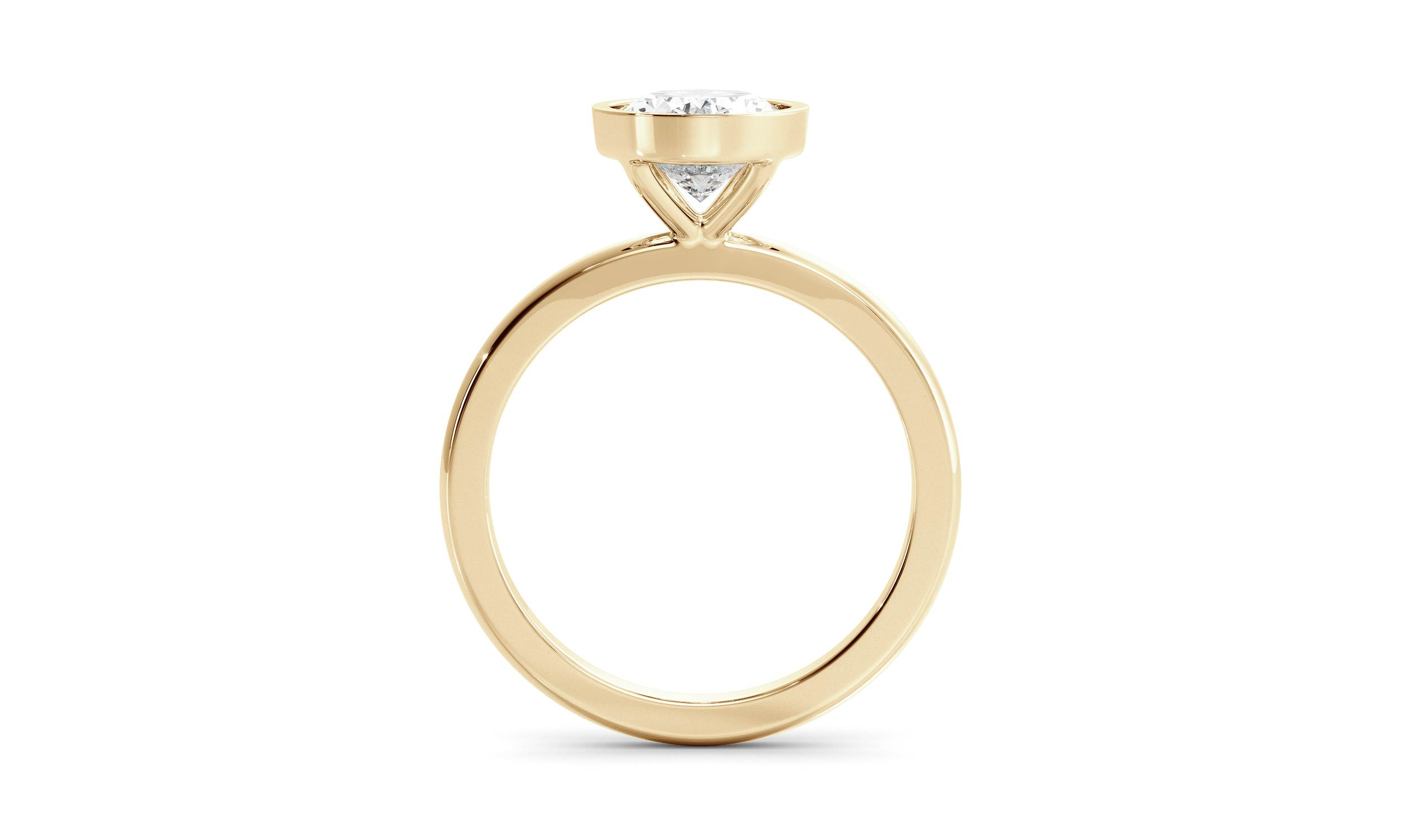 Oval Signature Bezel Solitaire – Louise Jean Jewellery