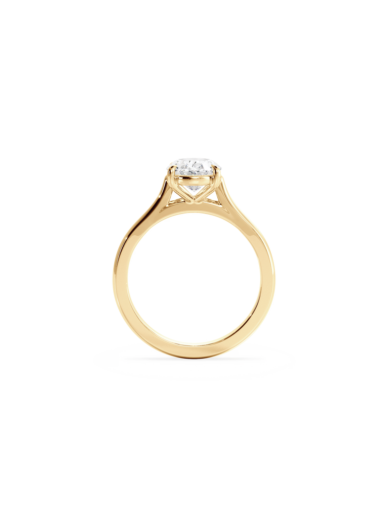 Oval Classic Solitaire Ring – Louise Jean Jewellery