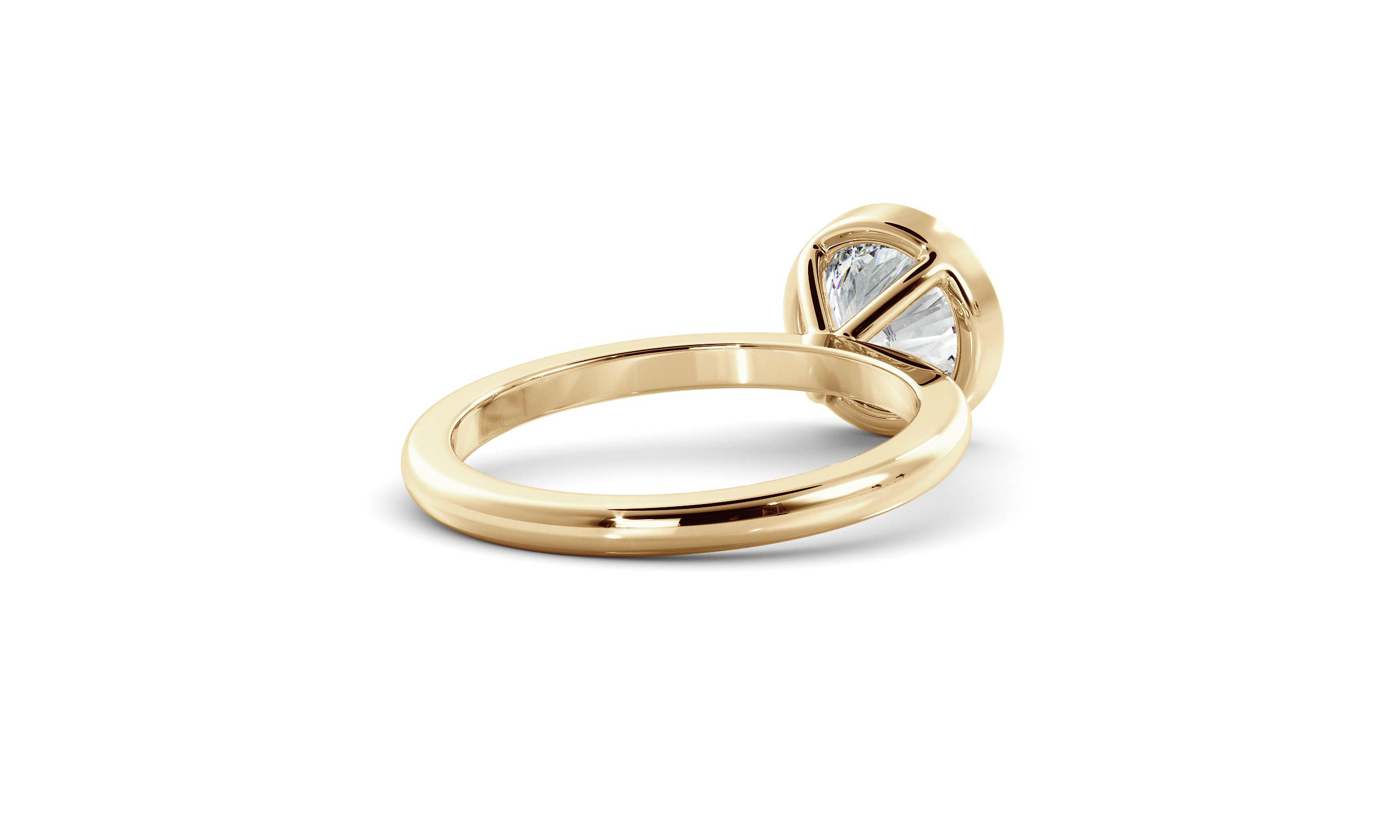 Round Signature Bezel Solitaire – Louise Jean Jewellery