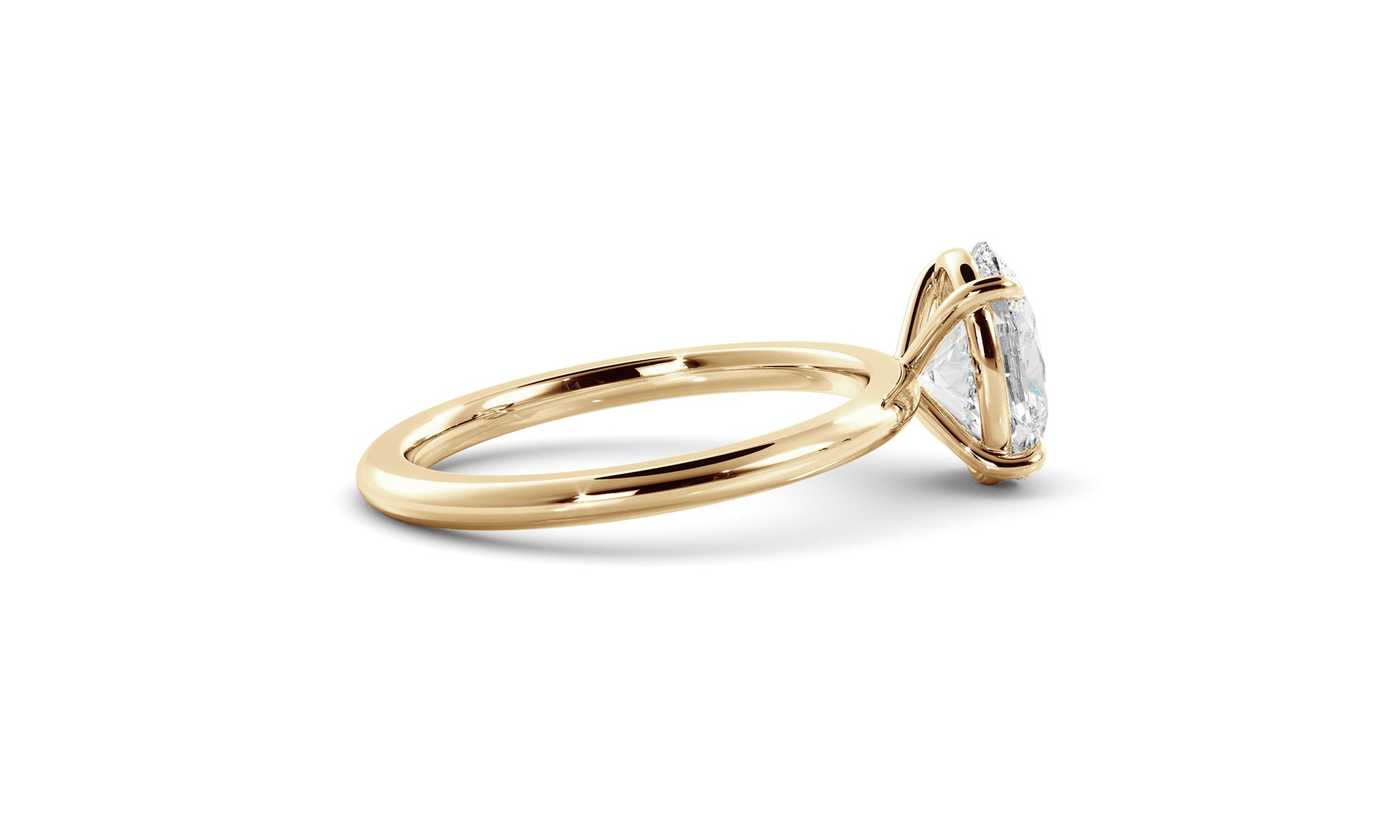 Oval Ceremonial Solitaire – Louise Jean Jewellery